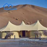 China UV Resistant Modern Camping House Tent Resort Hotel Glamping Tent Custom Size for sale