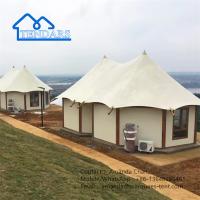 China Outdoor Luxury Membrane Structure Safari Resort Hotel Tent 95m² with Bathroom for sale
