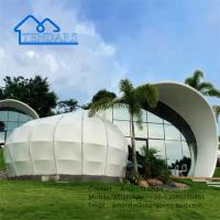 China Luxury Snail Shape Glamping Tent 5x6m Hotel Camping Tent for Resorts for sale