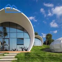 China Luxury Snail Shape Glamping Tent 5x6m Hotel Camping Tent for Resorts for sale