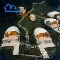 China Outdoor Waterproof Luxury Shell Shape Hotel Tent 4×6M to 5×8M with 120km/h Wind Resistance for Glamping Resorts for sale