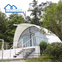 China Outdoor Waterproof Luxury Shell Shape Hotel Tent 4×6M to 5×8M with 120km/h Wind Resistance for Glamping Resorts for sale