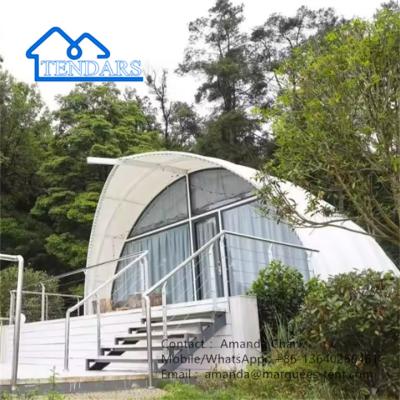 China Outdoor Waterproof Luxury Shell Shape Hotel Tent 4×6M to 5×8M with 120km/h Wind Resistance for Glamping Resorts for sale