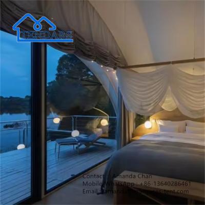 China Customized Membrane Structure Camping Hotel Tent For Outdoor Luxury Resort for sale