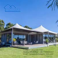 China Customized Membrane Structure Camping Hotel Tent For Outdoor Luxury Resort for sale