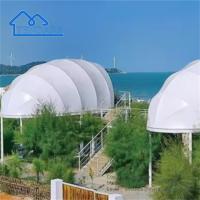 China Waterproof Glamping Cocoon Tent 6m x 8m Luxury Hotel Living Tent with PVC Coated Fabric for sale