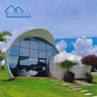 China Luxury Safari Snail Hotel Tent Outdoor Glamping Tent with Bathroom 120km/h Wind Load for sale