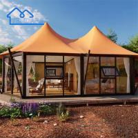 China Outdoor Hot Dip Galvanizing Structure Waterproof Camping Hotel Tent For Resort for sale