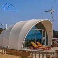 China Long Life Glamping Shell Shape Hotel Tent for Resort Outdoor 150 KM/H Wind for sale