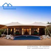 China Luxury Modern Hotel Tent Resort Garden Camping Tent with Bathroom 2500kg for sale
