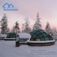 China Outdoor Aluminum Dome House Glass Tent for Glamping Hotel 6061-T6 100km/h for sale