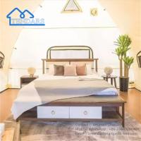 China Long Life Glamping Shell Shape Hotel Tent for Resort Outdoor 150 KM/H Wind for sale