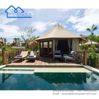 China Outdoor Luxury Waterproof Clear Span Tent 5m 6m for Resort Hotel Camping for sale