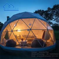 China Customizable Dome House Tent 4m-20m Diameter with Shower Room for Living for sale