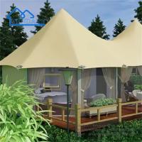 China Outdoor Hot Dip Galvanizing Structure Waterproof Camping Hotel Tent For Resort for sale