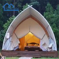 China Waterproof Glamping Cocoon Tent 6m x 8m Luxury Hotel Living Tent with PVC Coated Fabric for sale