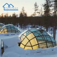 China Water Resistant Geodesic Hotel Dome Tent Luxury Glamping Outdoor 4-8 Person for sale