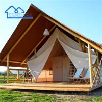 China Luxury Waterproof Safari Tent for Outdoor Camping Hotel Accommodation 5x7m Custom for sale