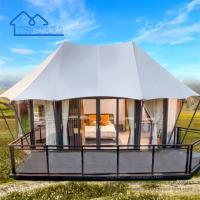 China Outdoor Luxury Waterproof Clear Span Tent 5m 6m for Resort Hotel Camping for sale