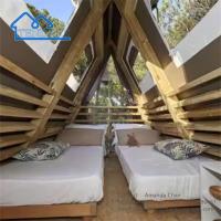 China Luxury Hotel Tent 4m x 5m PVC850g Waterproof Camping Safari Tent for Outdoor Glamping for sale