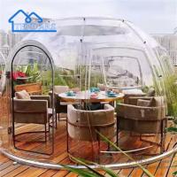 China Transparent Glamping Dome Tent 3.96M with PC and Aluminum Alloy for Outdoor Resort Hotel for sale