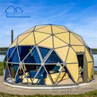 China Water Resistant Geodesic Hotel Dome Tent Luxury Glamping Outdoor 4-8 Person for sale