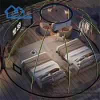 China Transparent Glamping Dome Tent 3.96M with PC and Aluminum Alloy for Outdoor Resort Hotel for sale