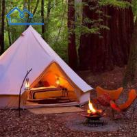 China 900D Oxford Waterproof Large Pyramid Tent 6m Diameter for Outdoor Camping House for sale