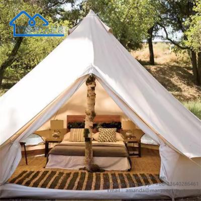 China 900D Oxford Waterproof Large Pyramid Tent 6m Diameter for Outdoor Camping House for sale