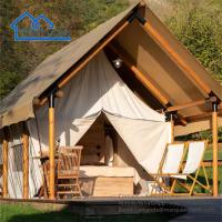 China Hotel Canvas Tent Safari Tent for Outdoor Camping Glamping 5x7m Custom for sale