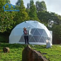 China Outdoor Hotel Geodesic Dome Tent Resort Luxury Igloo House 6m Diameter with Bathroom for sale