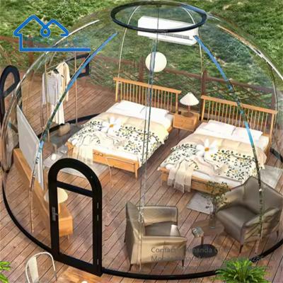 China Transparent Glamping Dome Tent 3.96M with PC and Aluminum Alloy for Outdoor Resort Hotel for sale