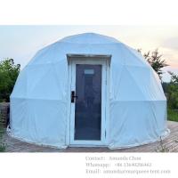 China Custom Glass Geodesic Dome Tent 5m-50m Diameter with 8+ Year Lifespan for Glamping Hotels and Resorts for sale