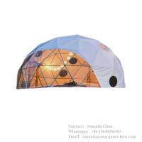 China Waterproof PVC Dome Tent 6m Diameter Winter Snow Camping Green House Hotel Outdoor for sale