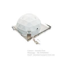 China Waterproof PVC Dome Tent 6m Diameter Winter Snow Camping Green House Hotel Outdoor for sale
