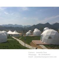 China Customized Glamping Dome Tent 10m to 50m Diameter Aluminum Steel Frame Outdoor Glass Dome for sale