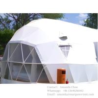 China 6m 650g Glamping Hotel Tent Steel Q235 Frame PVC Roof Party Garden Tent for sale