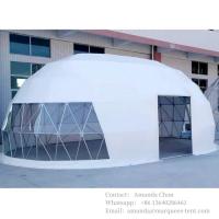 China 6m 650g Glamping Hotel Tent Steel Q235 Frame PVC Roof Party Garden Tent for sale