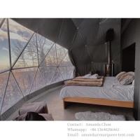 China Custom UV-Resistant Rust-Resistant Dome Tent 6m Diameter for Camping Hotel Luxury Outdoor for sale