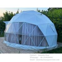 China Custom UV-Resistant Rust-Resistant Dome Tent 6m Diameter for Camping Hotel Luxury Outdoor for sale