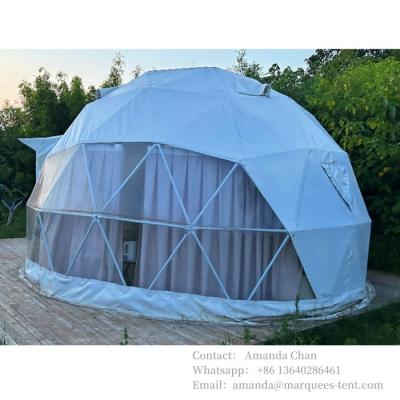 China Custom UV-Resistant Rust-Resistant Dome Tent 6m Diameter for Camping Hotel Luxury Outdoor for sale