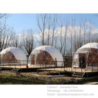 China Custom Logo Geodesic Glamping Dome Tent - 13 Sizes 3m to 50m, 120 km/h Windload & 75kg/sqm Snowload for sale