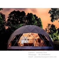 China Custom Logo Geodesic Glamping Dome Tent - 13 Sizes 3m to 50m, 120 km/h Windload & 75kg/sqm Snowload for sale