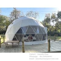 China Custom Geodesic Dome Tent 2.5x2.3m with Bathroom - 15-Year Lifespan, Level 12 Wind Resistance for Glamping Hotels for sale