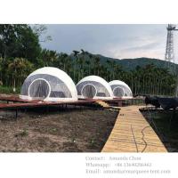 China Custom Geodesic Dome Tent 2.5x2.3m with Bathroom - 15-Year Lifespan, Level 12 Wind Resistance for Glamping Hotels for sale