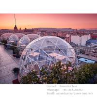 China Custom Logo Geodesic Glamping Dome Tent - 13 Sizes 3m to 50m, 120 km/h Windload & 75kg/sqm Snowload for sale