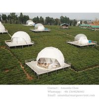 China High Security Plastic Inflatable Clear Glamping Cottage Garden Bubble Dome Camping Hotel Tent for sale