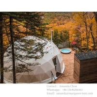 China High Security Plastic Inflatable Clear Glamping Cottage Garden Bubble Dome Camping Hotel Tent for sale
