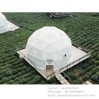 China High Security Plastic Inflatable Clear Glamping Cottage Garden Bubble Dome Camping Hotel Tent for sale