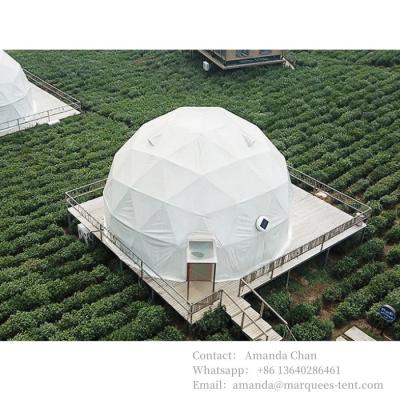 China High Security Plastic Inflatable Clear Glamping Cottage Garden Bubble Dome Camping Hotel Tent for sale